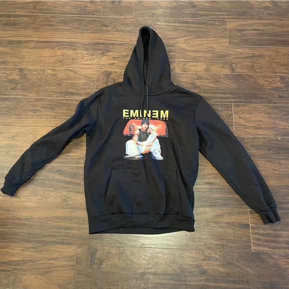 Vintage | Shirts | Eminem The Eminem Show Merch Black Hoodie With ...